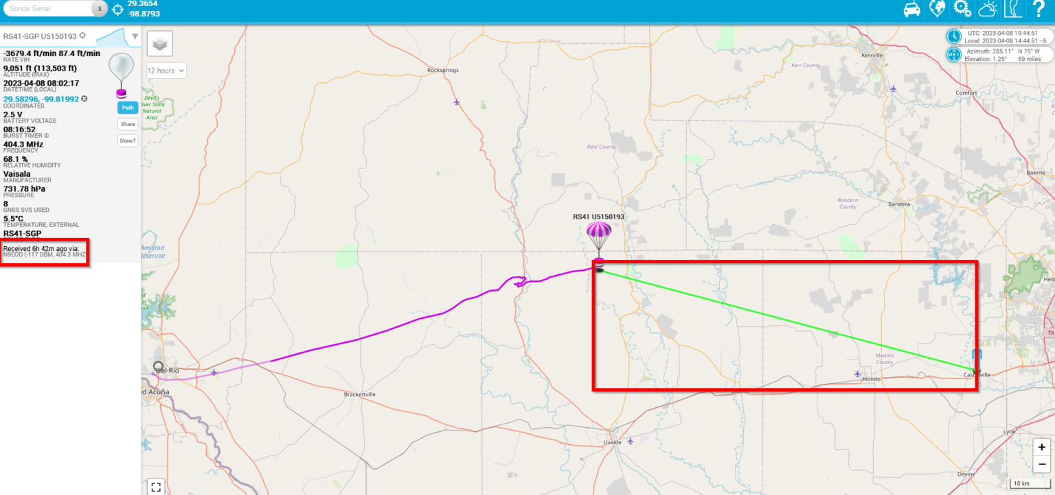 rdzTTGOsonde Tracker - N9EOD’s Radio Page